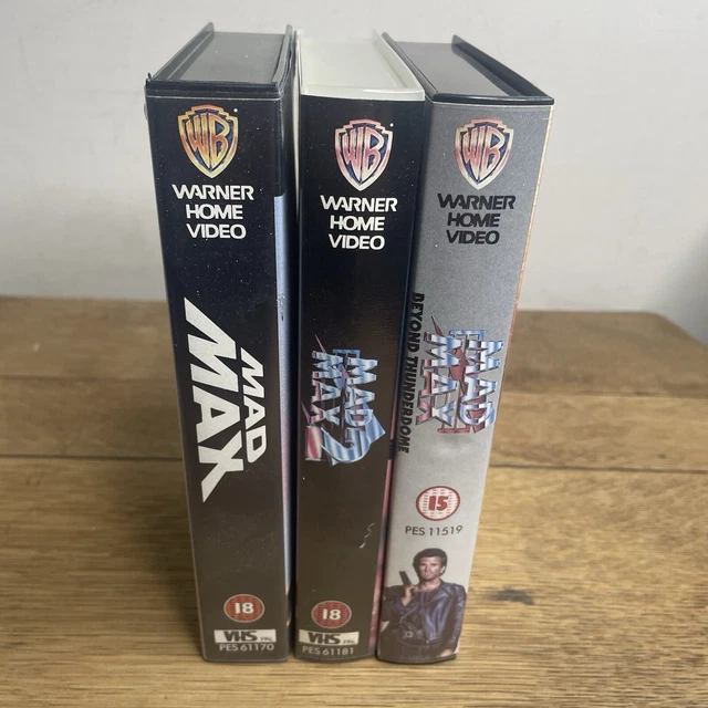 MAD MAX THE Trilogy VHS Tape Set Vhs Tape £14.99 - PicClick UK