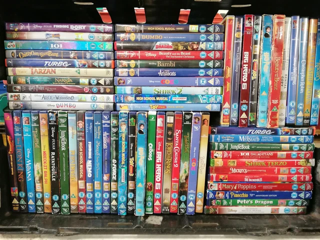 CHILDRENS KIDS FAMILY DVDs Disney Pixar Nickelodeon Dreamworks Lot ...