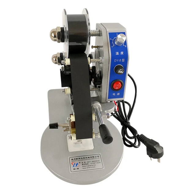 MANUAL HOT STAMPING Expiration Date Codes Printing Machine Thermal ...