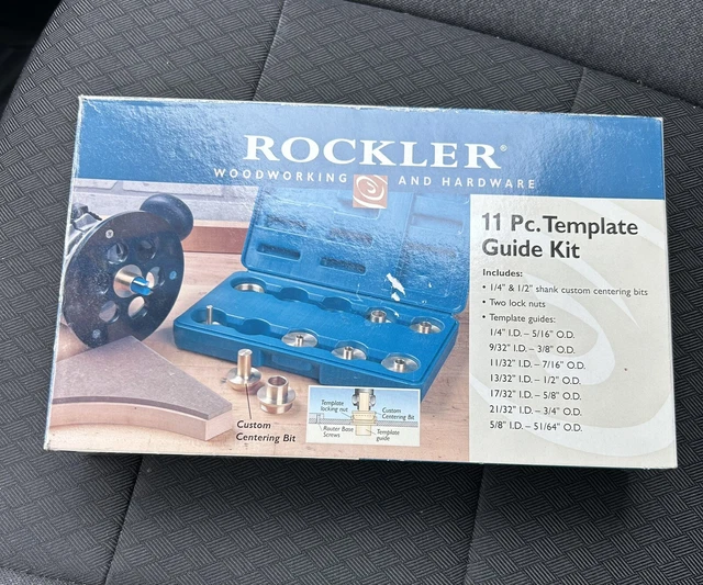 ROCKLER 11 PIECE Router Template Guide Kit $44.99 - PicClick