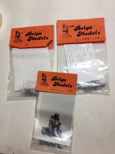 MCAULIFFE 3 X Battle of the Bulge 54mm1/35 metal model kit figures ...