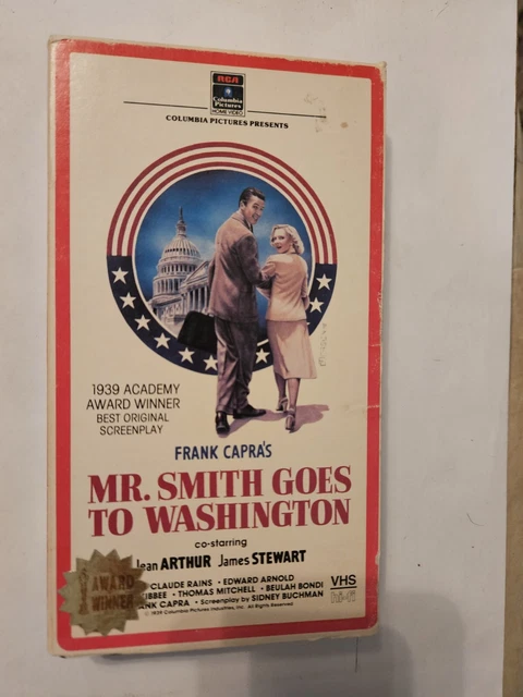 MR. SMITH GOES To Washington (VHS) Rare Jimmy Stewart Combine Ship £1. ...
