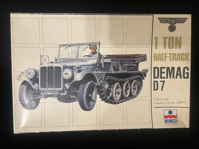 ESCI 5007 1 ton Half-Track Demag D7 WW2 1:35 Neuwertig in OVP EUR 24,95 ...