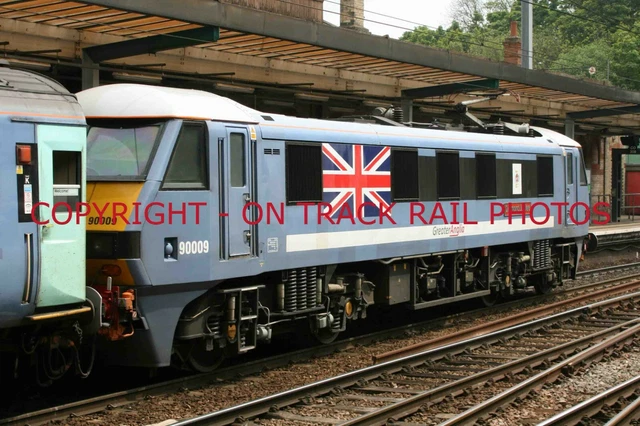 UK RAILWAY PHOTOGRAPH Of Class 90 Locomotive 90009. Rm90-54 £1.70 ...