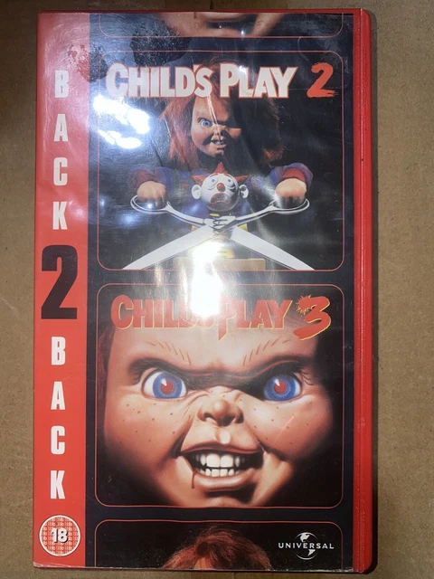 CHILD’S PLAY 2&3 Back To Back Rare Vhs £25.00 - PicClick UK