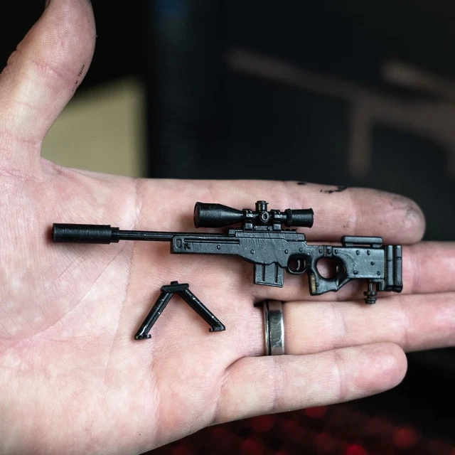 1/12 SCALE AWM Sniper Rifle Fits Mezco Marvel Legends Shf Neca (figure ...