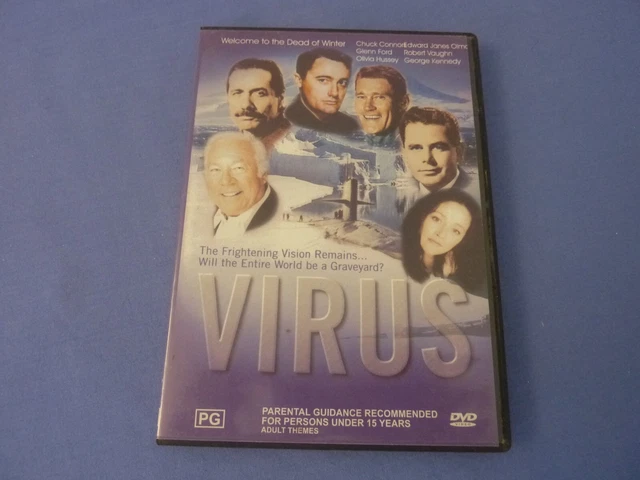 VIRUS DVD CHUCK Connors Glenn Ford Olivia Hussey Robert Vaughn R0 $7.95 ...