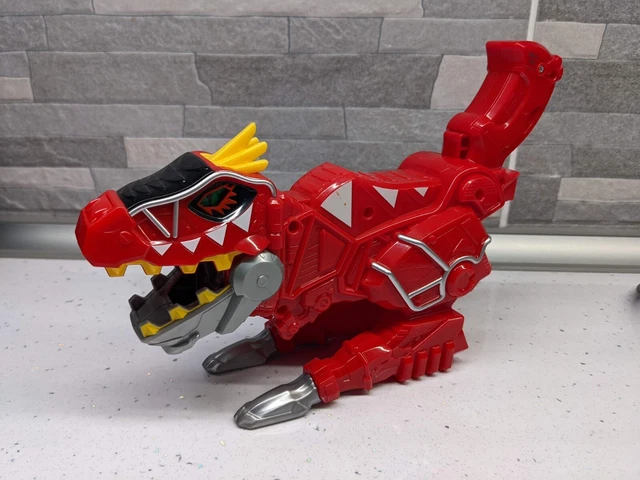 JOUET POWER RANGERS Dino Supercharge Deluxe T-rex Morpher rouge EUR 7 ...