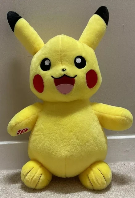 BUILD A BEAR Workshop BAB Pokemon Pikachu 16” Plush Soft Toy Teddy Bear Gift £9.99 - PicClick UK