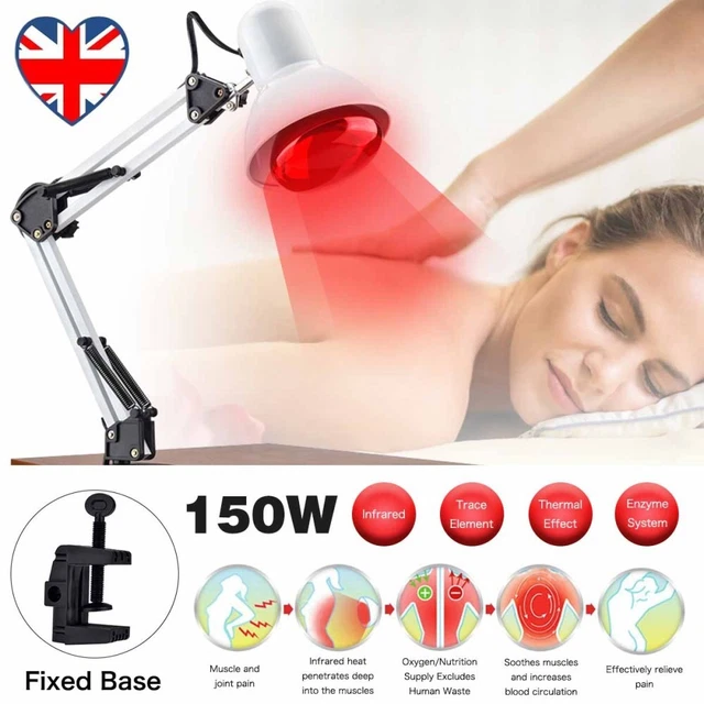 RED LIGHT INFRARED Therapy Heat Lamp Health Pain Relief Physiotherapy ...