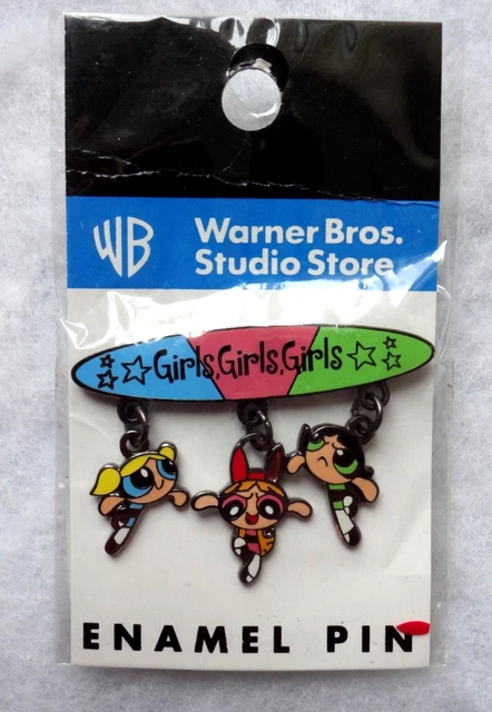 THE POWERPUFF GIRLS - Warner Bros - 2000 - Vintage - PIN BADGE £7.49 ...