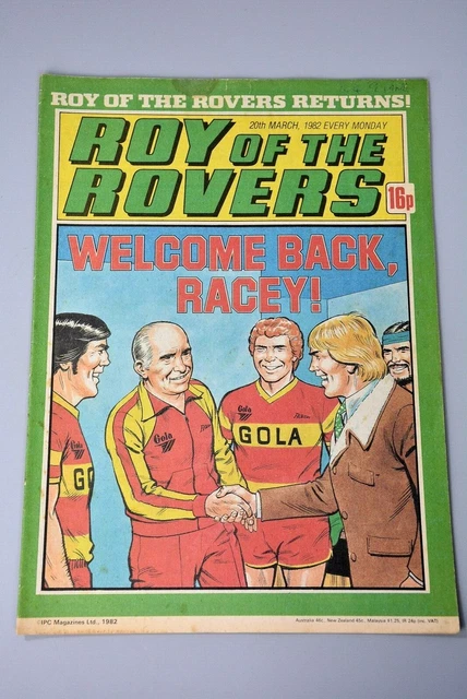 R&L VINTAGE MAGAZINE Comic: Roy of the Rovers 20th March 1982 EUR 5,17 ...