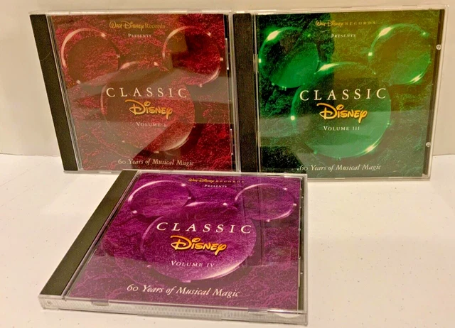 WALT DISNEY PRESENTS Classic Disney CD’s Volumes I, III & IV £13.74 ...