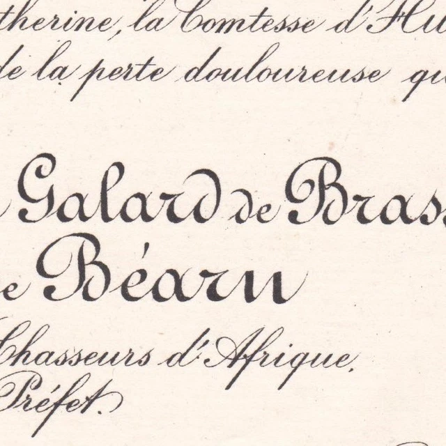 STEPHEN HECTOR DE Galard De Brassac De Béarn Paris 1886 EUR 29,00 ...