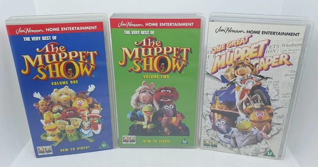 THE MUPPETS VHS Cassette Bundle x3 - Muppet Show Vol. One Two Great ...