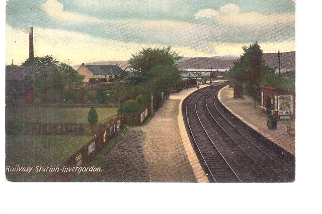 VIEW OF INVERGORDON Railway Station, Ross and Cromarty £3.99 - PicClick UK