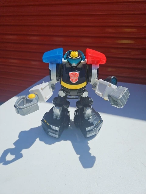 PLAYSKOOL TRANSFORMERS HEROES Rescue Bots Energize Electronic Police ...