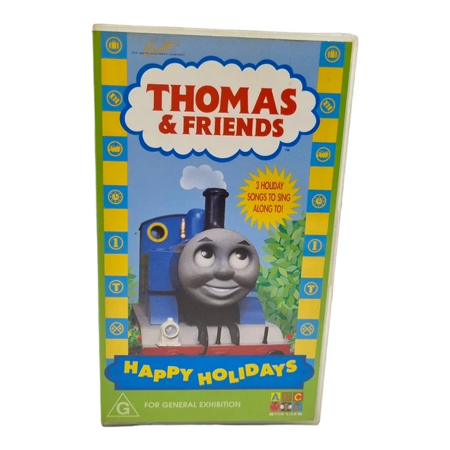 THOMAS THE TANK Engine & Friends VHS Tape Happy Holidays ABC Video 1998 ...