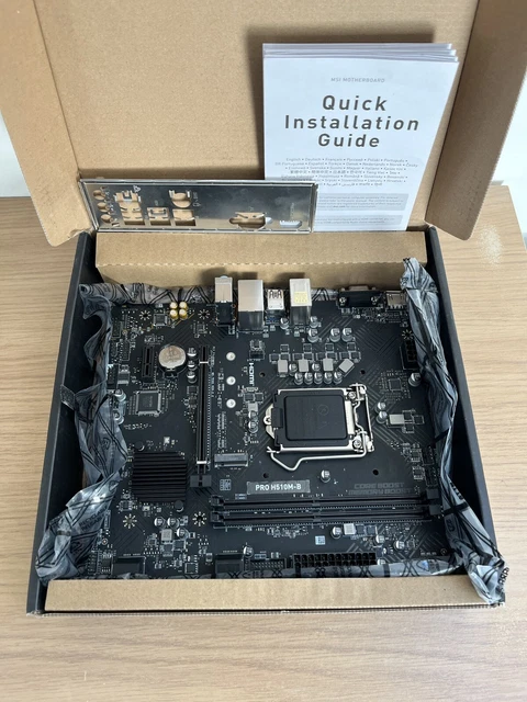 MSI PRO H510M-B Motherboard Socket 1200 H470 DDR4 Micro ATX £55.00 ...