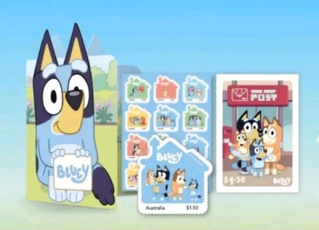 BLUEY 2024 Collector Stamp - Full Set £75.00 - PicClick UK