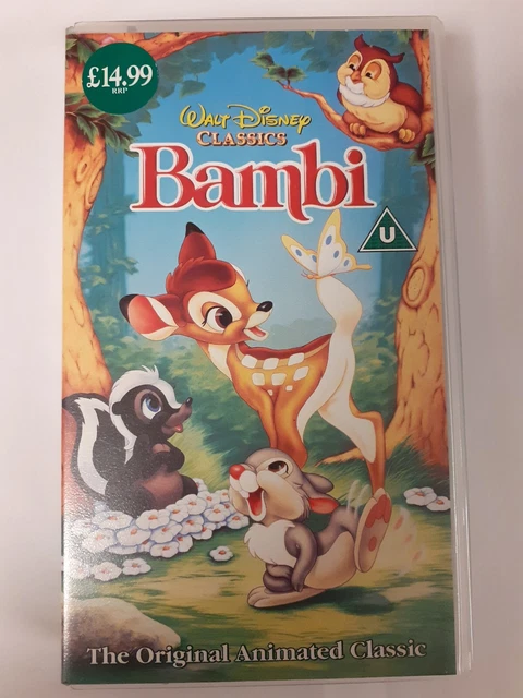 BAMBI [DISNEY 1942] [VHS] bambi Walt Disney classics video tape. Very ...