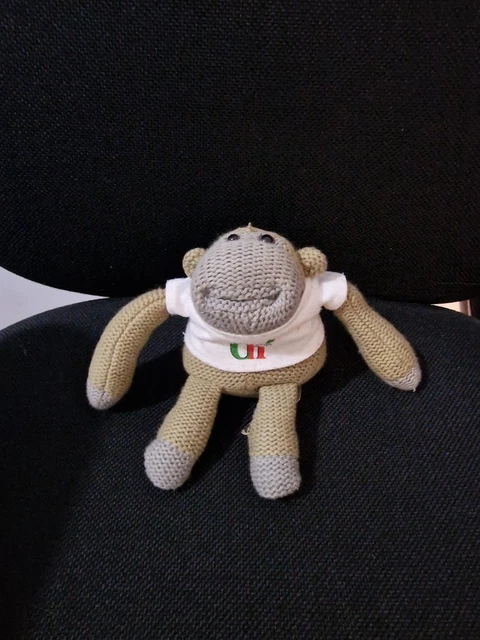 PG TIPS TEA Chimp Monkey 5" Knitted Soft Toy with T-Shirt £8.65 ...