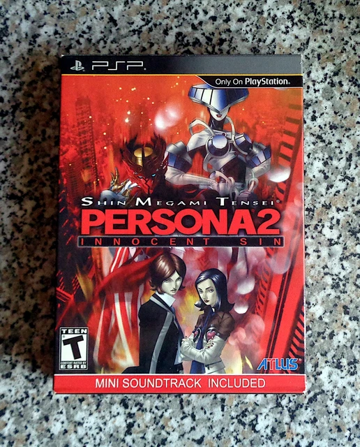 PERSONA 2 SHIN Megami Tensei Innocent Sin Limited Collectors Edition ...