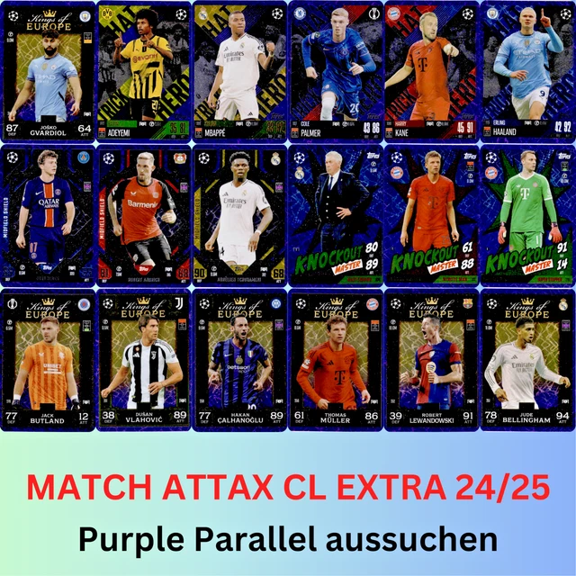 TOPPS MATCH ATTAX EXTRA 24/25 - VIOLA PARALLELO - Champions League 2024/2025 EUR 2,79 - PicClick IT