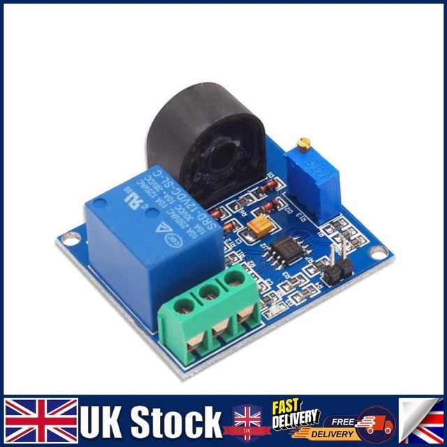 Dc 12v Current Detection Sensor Module 5a Relay Overcurrent Over