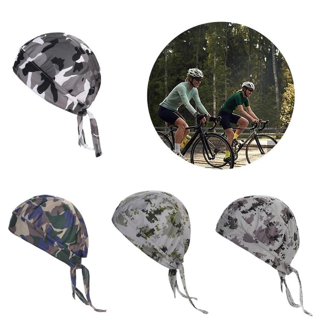 MEN COOLING SKULL Cap Helmet Liner Summer Quick Drying Cycling Sport ...