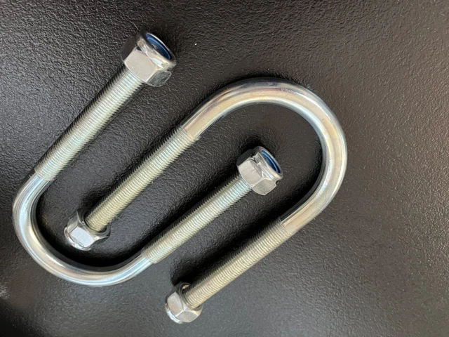 FORD TRANSIT CUSTOM Leaf Spring U-Bolts - 2 Pieces - 64Mm Wide With ...