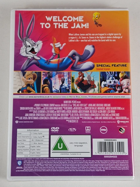 SPACE JAM: A New Legacy DVD (New & Sealed) Region 2 $13.99 - PicClick AU