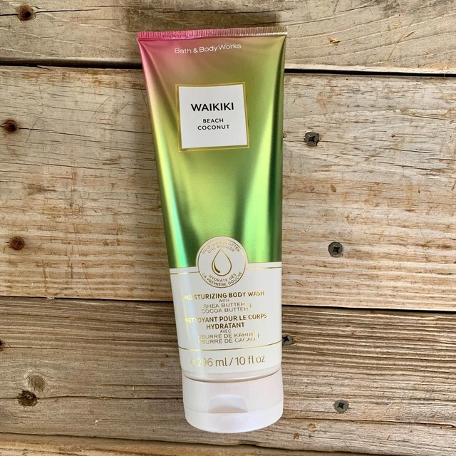 BATH & BODY Works Waikiki Beach Coconut Moisturizing Body Wash 10 oz. £ ...