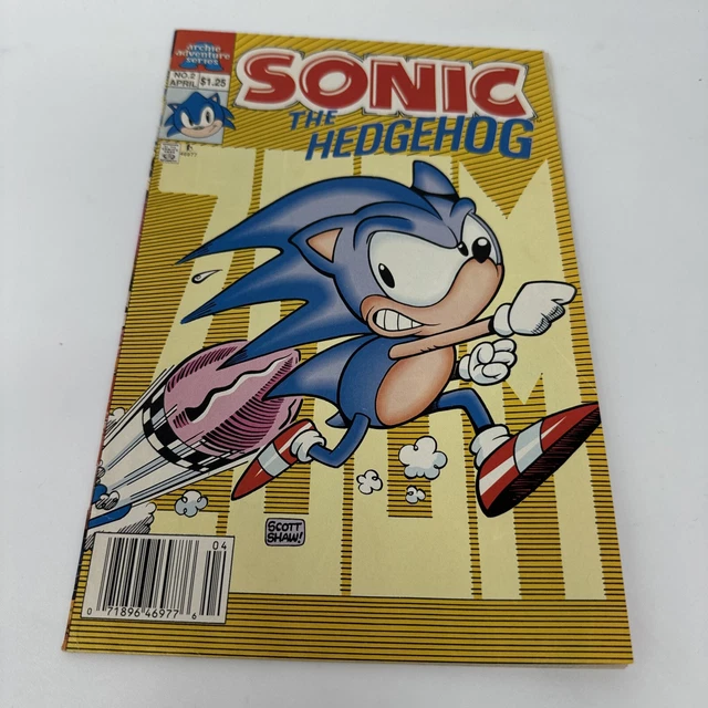 ARCHIE SONIC THE Hedgehog Original Mini Series #2 April 1993 Comic FN+ ...