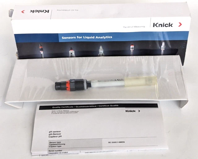KNICK SE 554X/1-NMSN pH sensor NEW OVP EUR 328,96 - PicClick DE