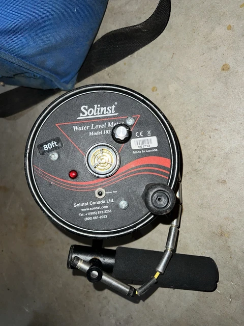 SOLINST 102M MINI Water Level Meter for P10/N2 80ft Range $200.00 ...