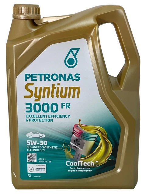 PETRONAS SYNTIUM 3000 FR 5W-30 Engine Lubricating Oil 5 Liters RENAULT ...