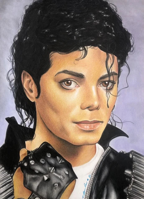 MICHAEL JACKSON ORIGINAL Pencil Drawing .Fan-ART A4 . 2021 £79.00 ...