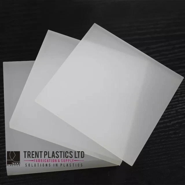 FROSTED ACRYLIC PERSPEX Sheet Cut to Size Panel Plastic Matt Satin Opal ...