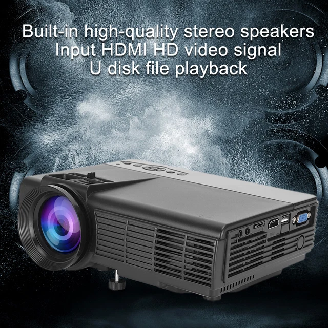 Q5 MINI PROJECTOR HD LED Projector Home Cinema Theater Media Player ...