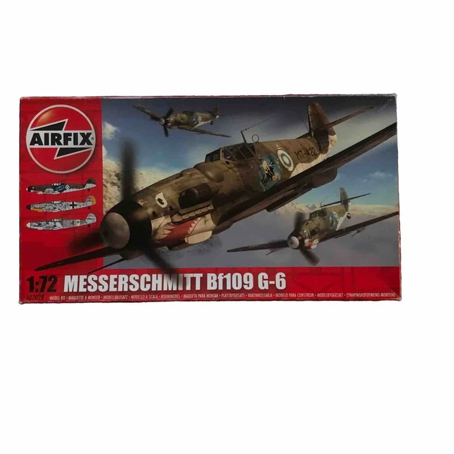 BAUSATZ MESSERSCHMITT BF 109 G-6 von Airfix A02029 im Maßstab 1:72 EUR 10,00 - PicClick DE