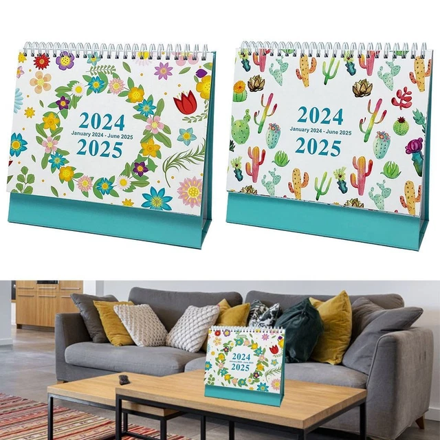 JANUARY 2024-JUNE 2025 2024 Calendar Daily Monthly Schedule Agenda Home ...