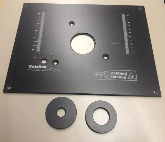 FRÄSTISCH/TISCHFRÄSE/EINLEGEPLATTE/BEFESTIGUNGSPLATTE/GRUNDPLATTE FÜR ...