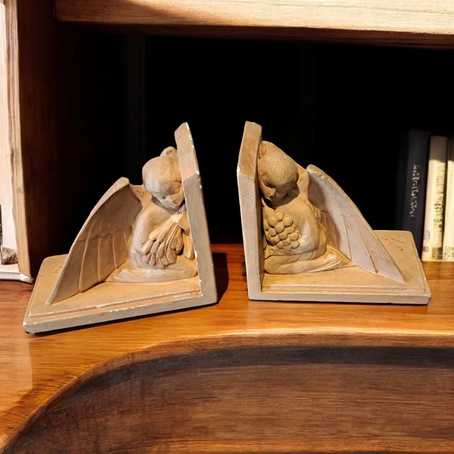 SERRE-LIVRES ART déco En Plâtre Signé JACOB EUR 4,50 - PicClick FR