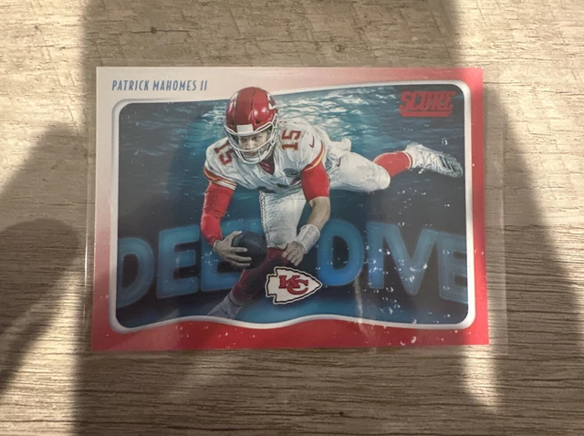 PATRICK MAHOMES DEEP Dive RED Score 2020 Insert Chiefs EUR 2,82 ...