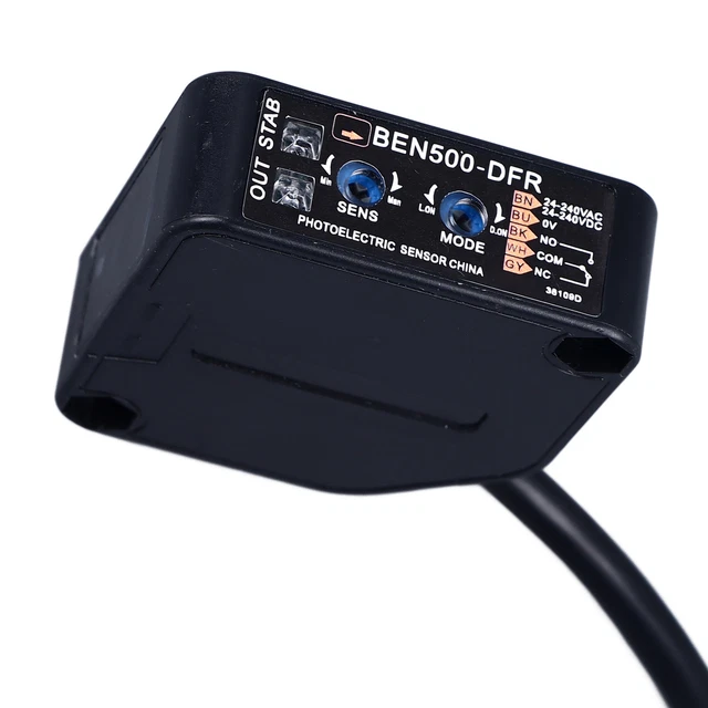 PHOTOELECTRIC SWITCH RELAY Output Diffuse Reflection Light Control Opto ...