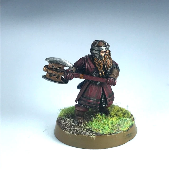 METAL GIMLI DWARF LOTR - Painted - Warhammer / Lord of the Rings X2701 ...