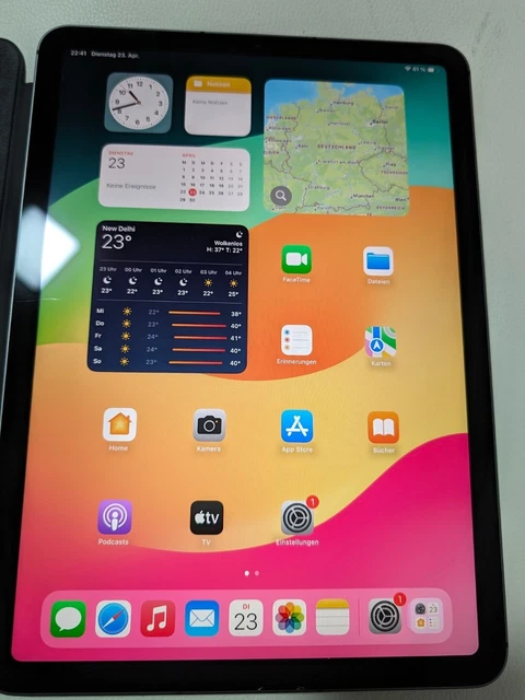 APPLE IPAD AIR 5. Gen 256GB, Wi-Fi + 5G (Ohne Simlock), 10,9 Zoll ...