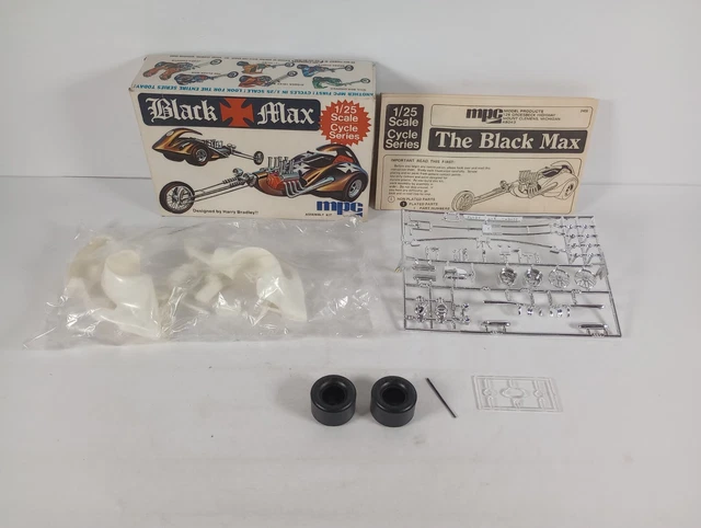 BLACK MAX HARRY Bradley Trike Motorcycle MPC 1:25 Model Kit 1-2405 ...