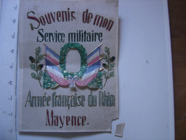 SOUVENIR DE MON Service Militaire ARMEE FRANCAISE DU RHIN MAYENCE ...